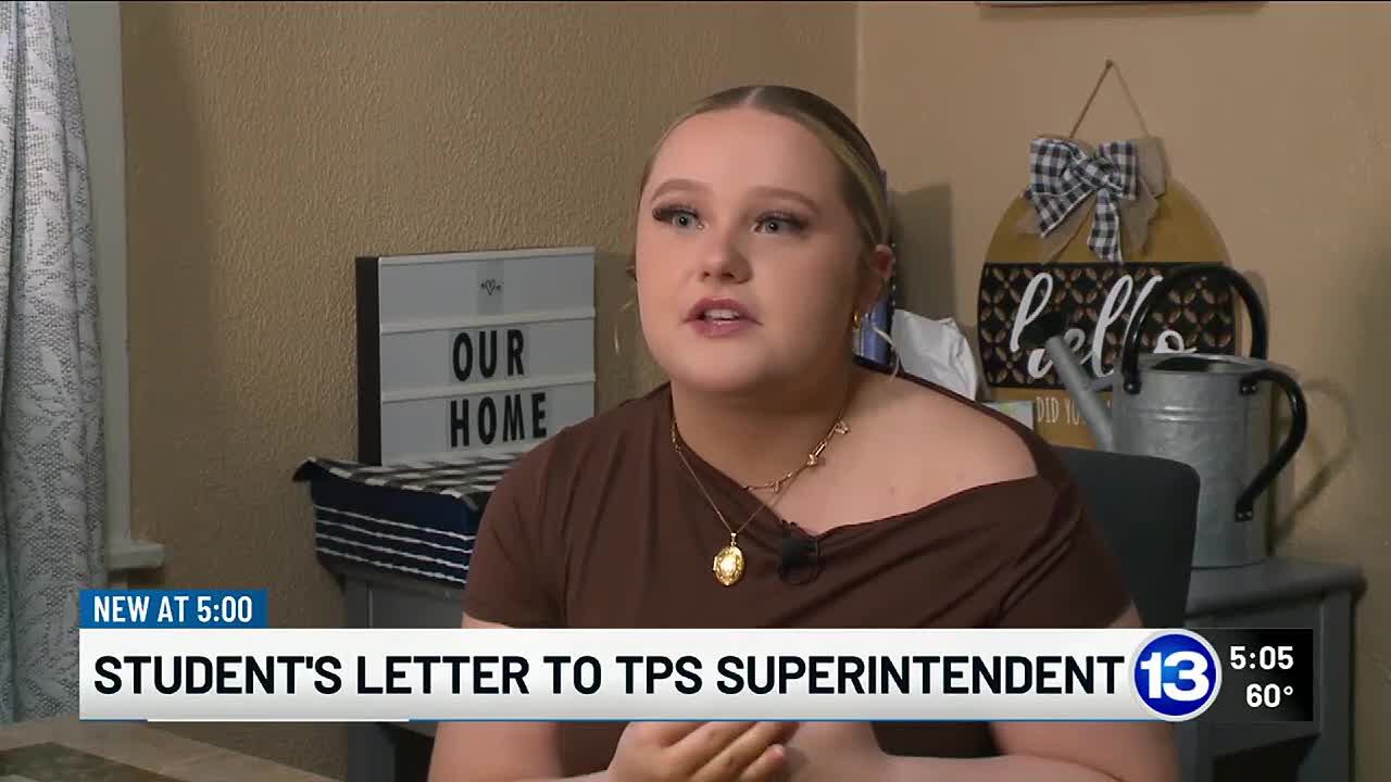 Student writes letter to TPS superintendent