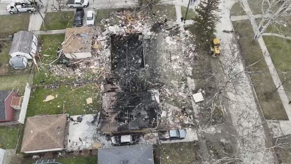 Detroit-area house explodes, killing a woman and blasting a man to the ...