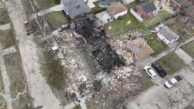 Detroit-area house explodes, killing a woman and blasting a man to the ...