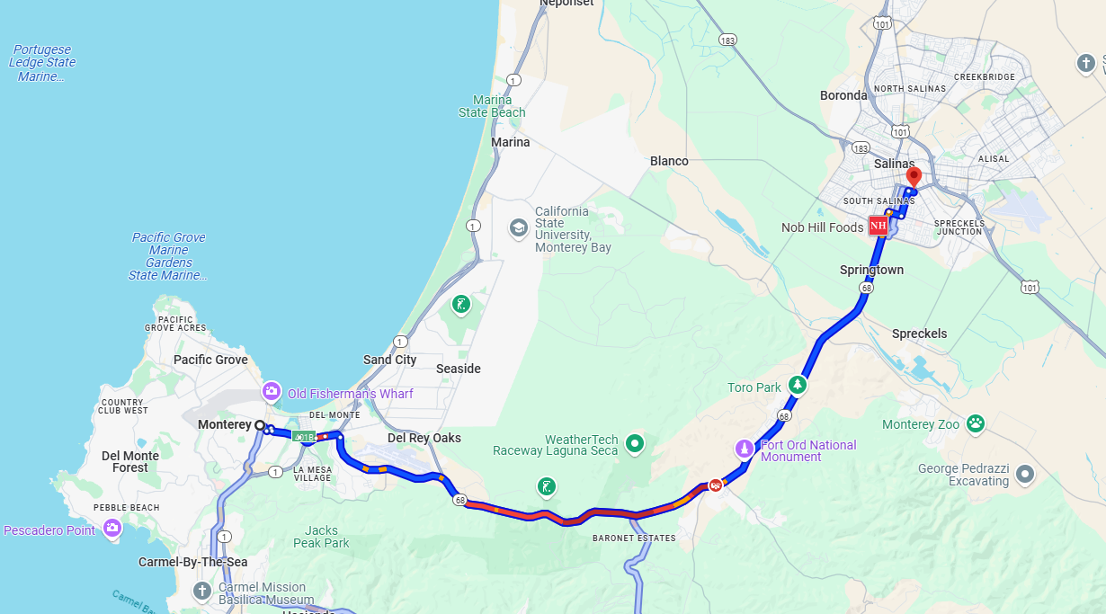 Crash on Highway 68 causing significant traffic delays, now cleared