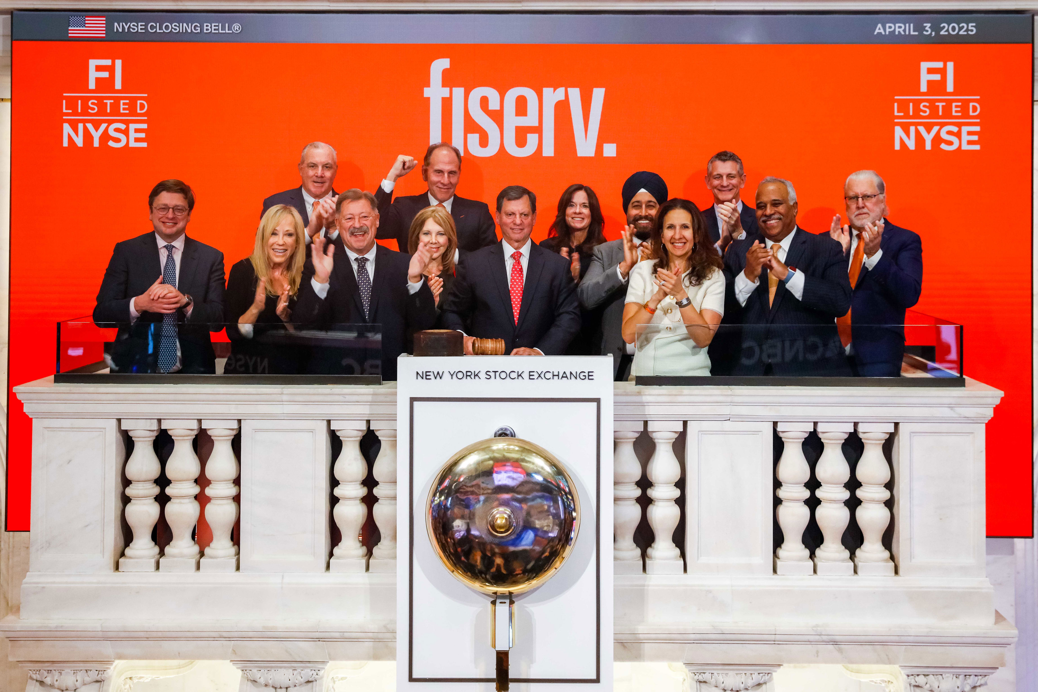 Fiserv CEO closes New York Stock Exchange on its worst day since 2020