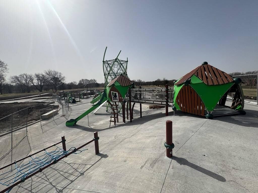 Adaptive playground, dog park near completion at Clapp Park in SE Wichita