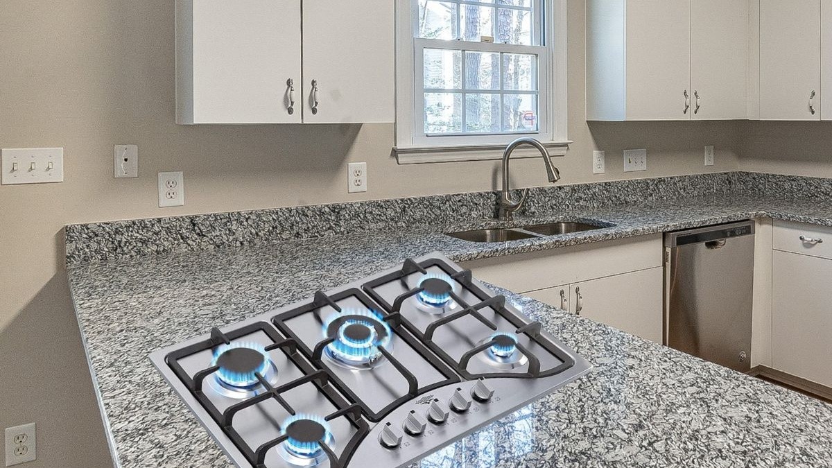 Parrilla empotrable de gas de 5 quemadores, toque actual para la cocina ...