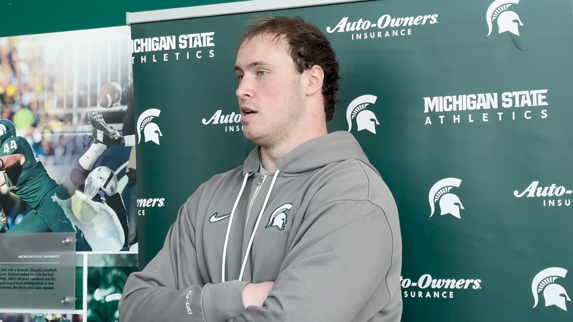 Michigan State's Jack Velling Talks Spring Ball, More