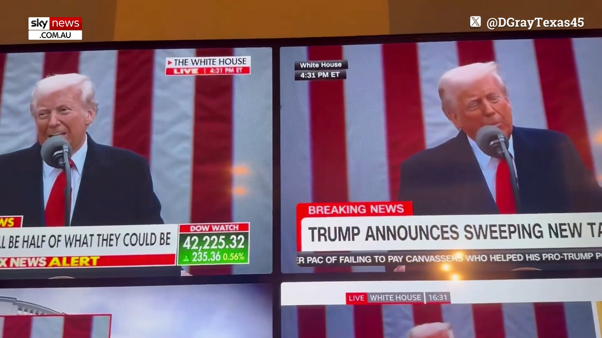 ‘Crooked’ CNN accused of using orange filter on Donald Trump