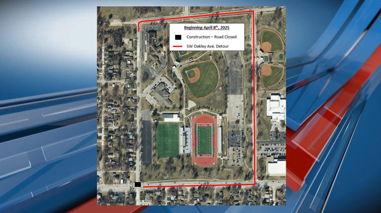 Topeka road near Hummer Sports Park to be impacted by month-long ...