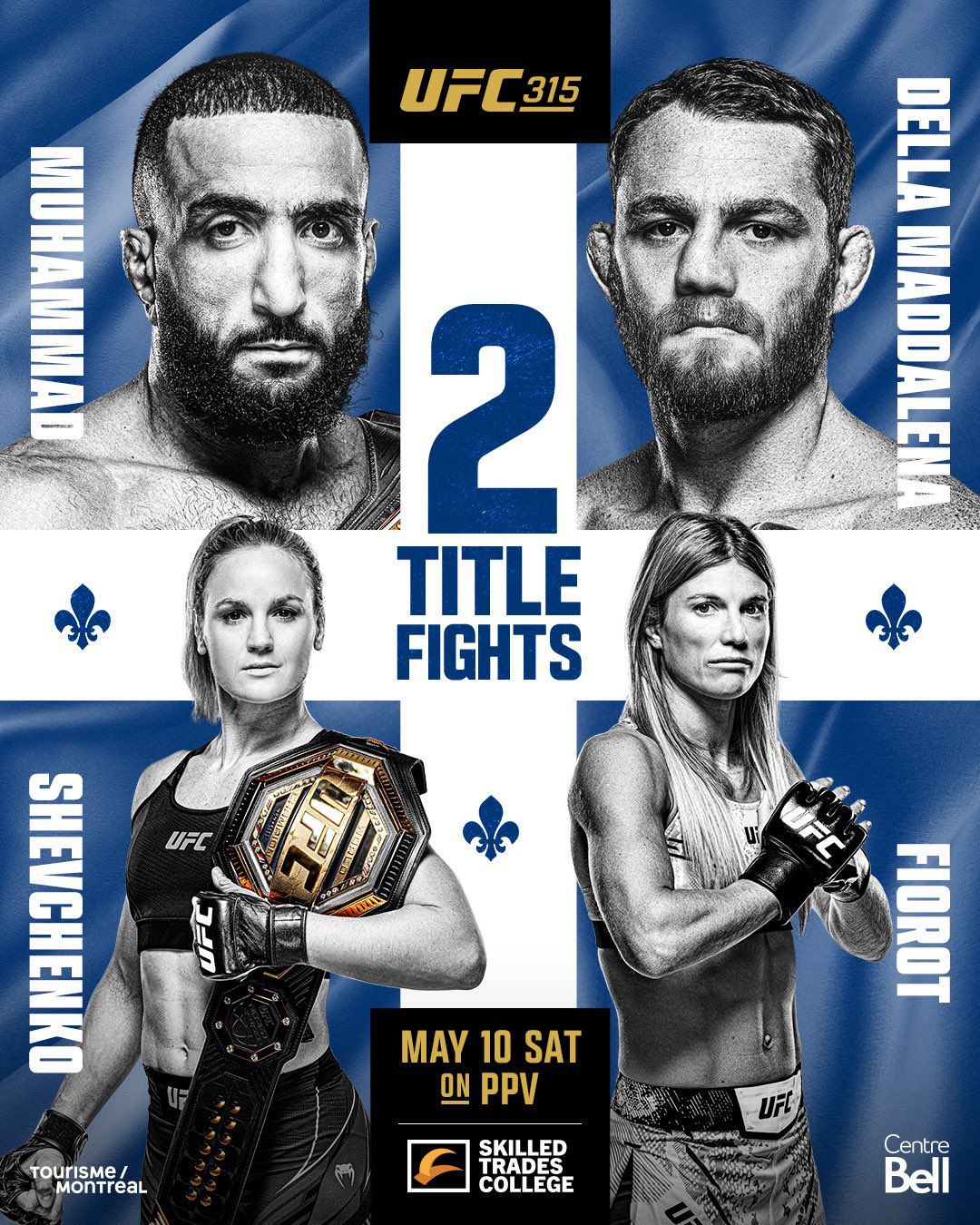 UFC 315 Poster Drops For ‘Muhammad Vs. Maddalena’