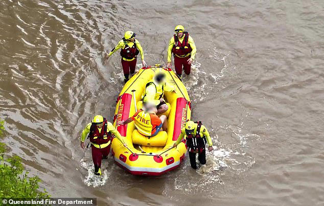 Grim satellite image shows the scale of flooding across Queensland
