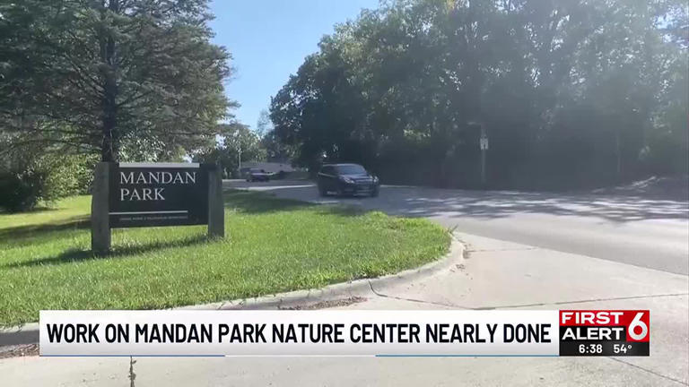 New nature center at Omaha’s Mandan park nearing completion