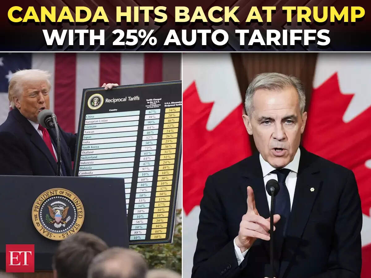 '25% tariffs on US vehicles': Canada fires back; slaps auto tariffs in ...