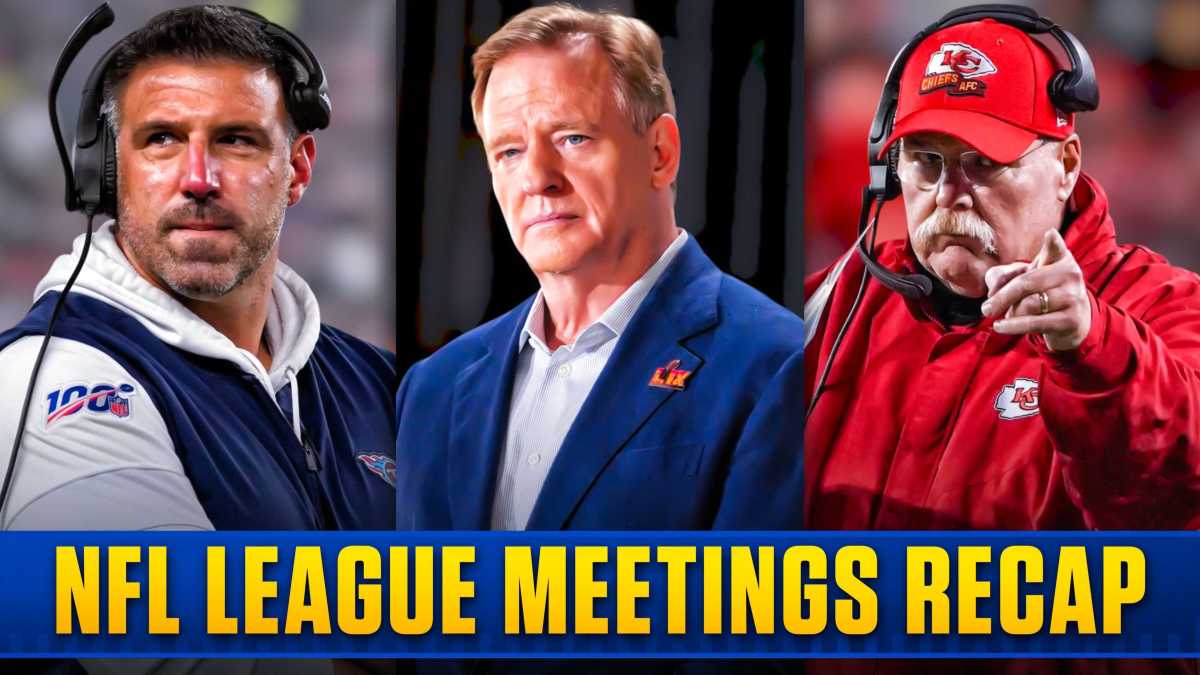NFL annual league meetings recap — rule changes, coaches & team execs speak