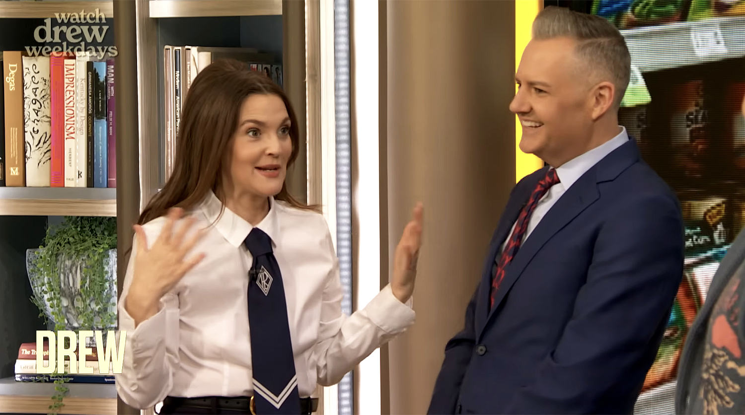 Drew Barrymore experiences hot flash during talk show segment: 'They ...