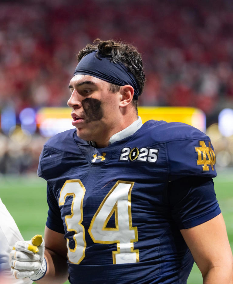 A new leader, Drayk Bowen, is emerging for Notre Dame football at ...