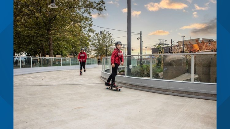 Numerica Skate Ribbon opening for roller skating Friday, April 4