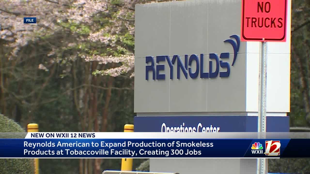 Reynolds American adding hundreds of new jobs