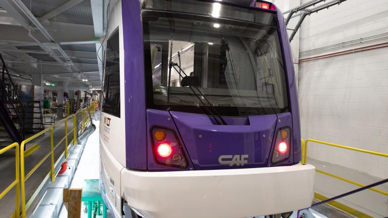 Maryland Purple Line light rail begins dynamic testing phase