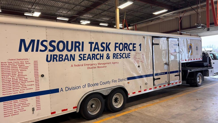 Missouri Task Force One returns from flood rescue operations in Poplar ...