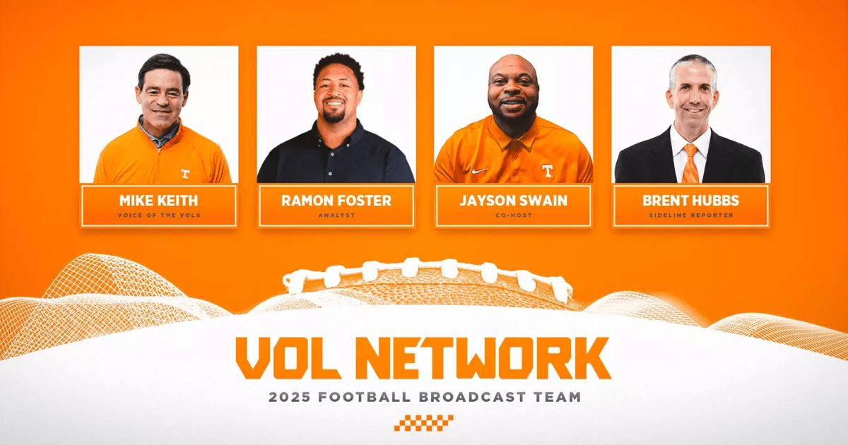 Tennessee football broadcast team announced for Vol Radio Network