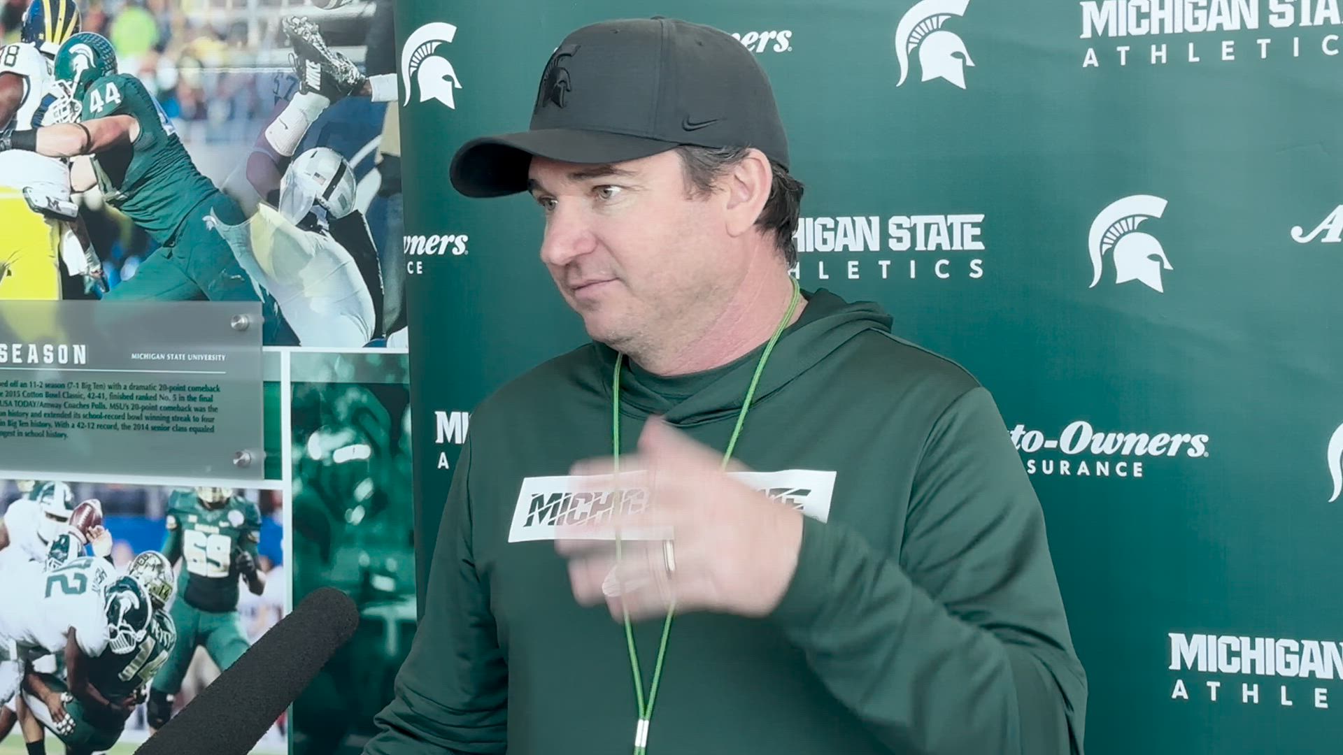MSU's Jonathan Smith Talks Spring Ball, More Pt. 2