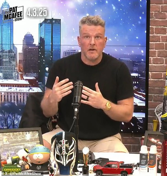 Pat McAfee praises Travis Kelce over stunning $3.3m charity donation