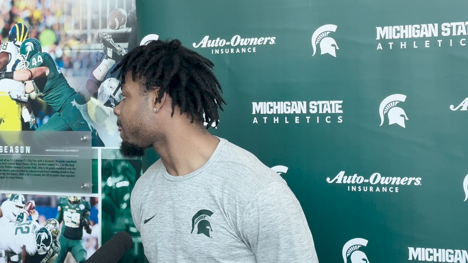 Michigan State WR Alante Brown Talks Spring Ball, More
