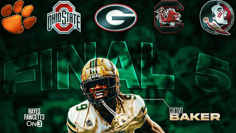 Carsyn Baker, bluechip running back with 50-plus offers, down to 5