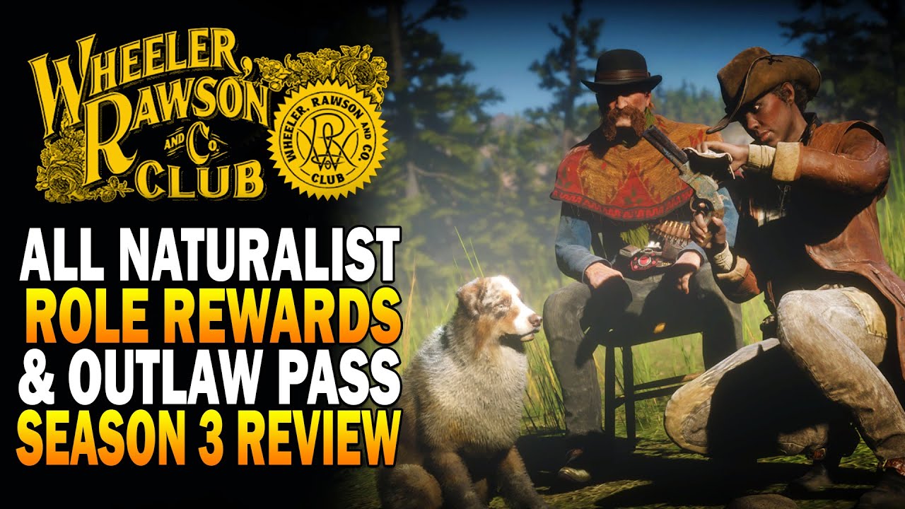 ALL Naturalist Role Rewards & Outlaw Pass 3 Review - Red Dead Online Update