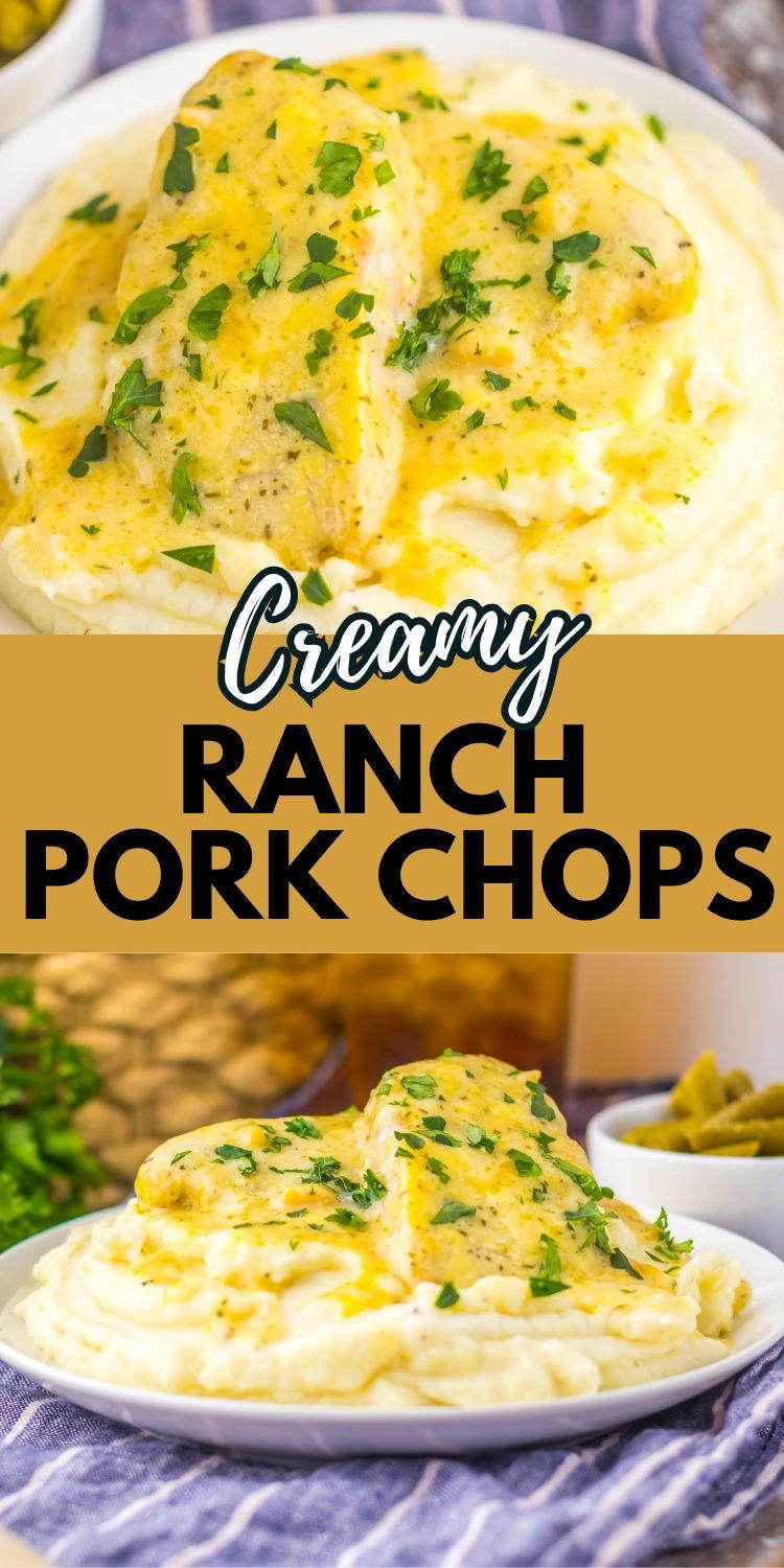 Slow Cooker Ranch Pork Chops (Super Creamy & Easy!)
