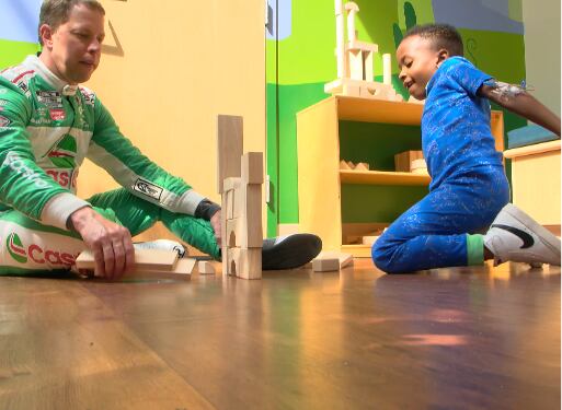 NASCAR driver visits children in Pee Dee hospital ahead of Goodyear 400 ...