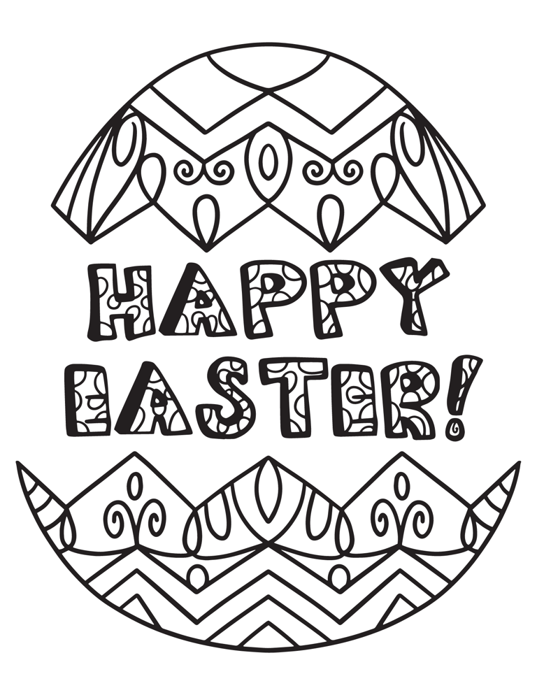 6 Fun Easter Coloring Pages