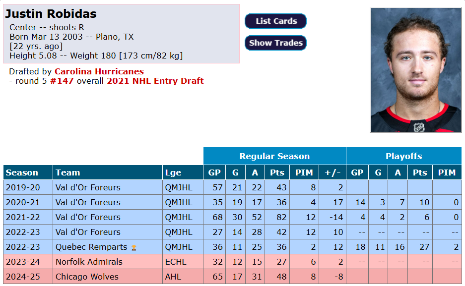 Justin, le fils de Stéphane Robidas, arrive dans la LNH