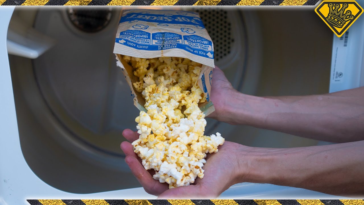 We tested whether a dryer can actually pop popcorn