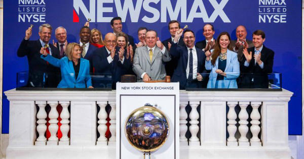 Newsmax Rings the NYSE Opening Bell to Launch Its IPO
