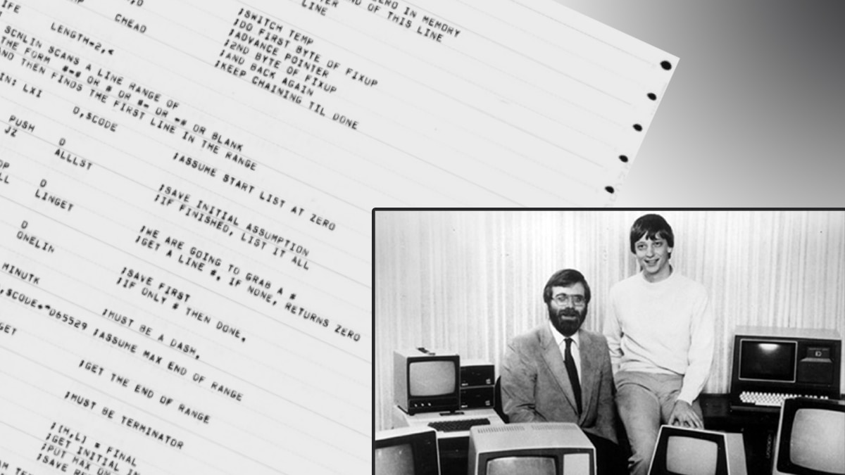 Bill Gates Recalls His 'Coolest Code Ever' That Launched Microsoft 50 ...