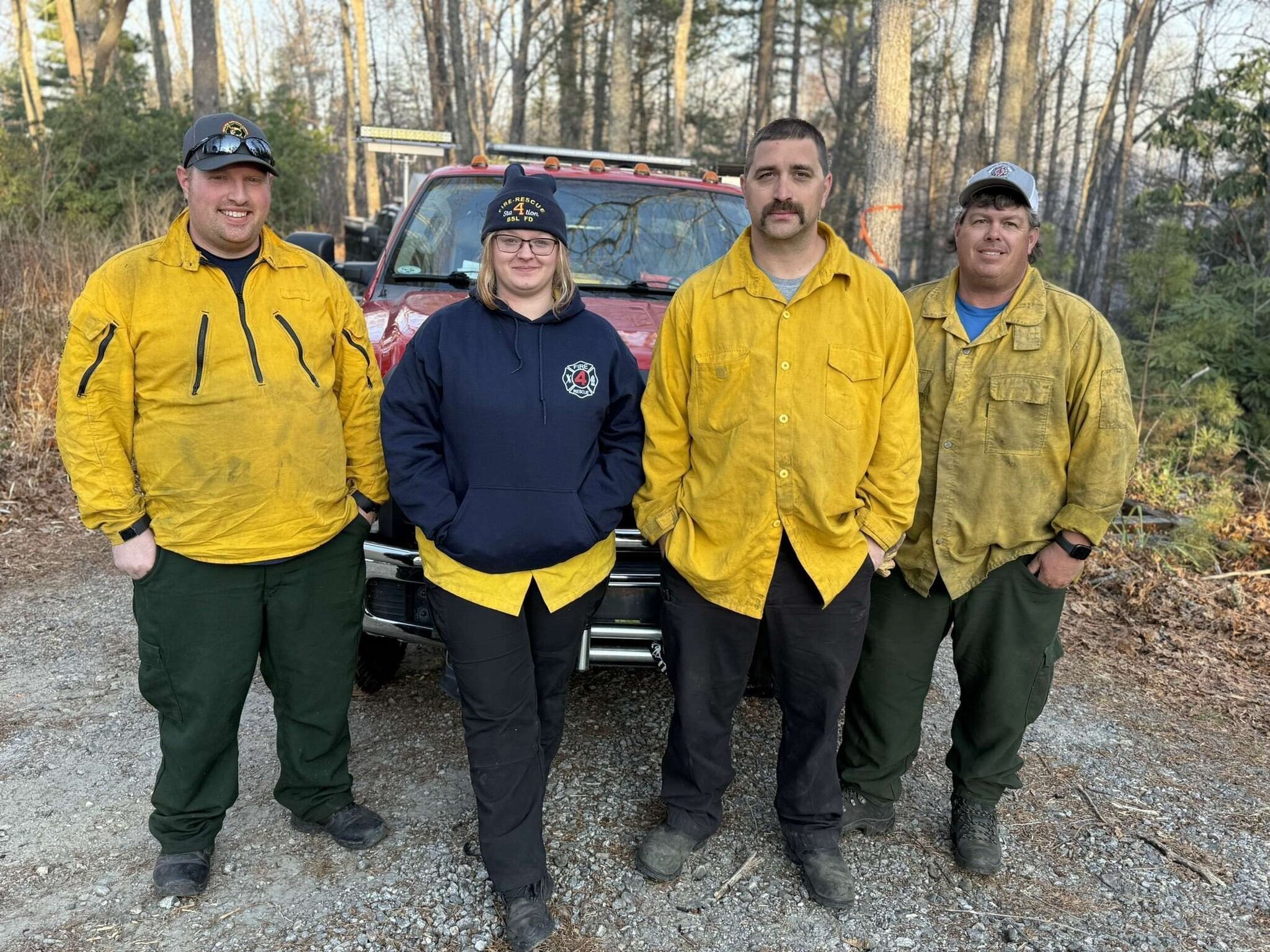 Boiling Spring Lakes firefighters return home after helping with Polk ...