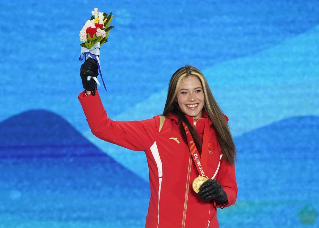 Olympic skier and SI Swim model Eileen Gu, in photos