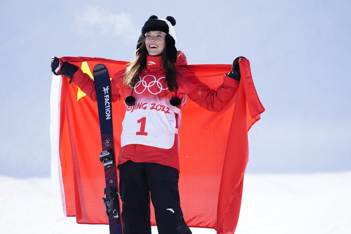 Olympic skier and SI Swim model Eileen Gu, in photos