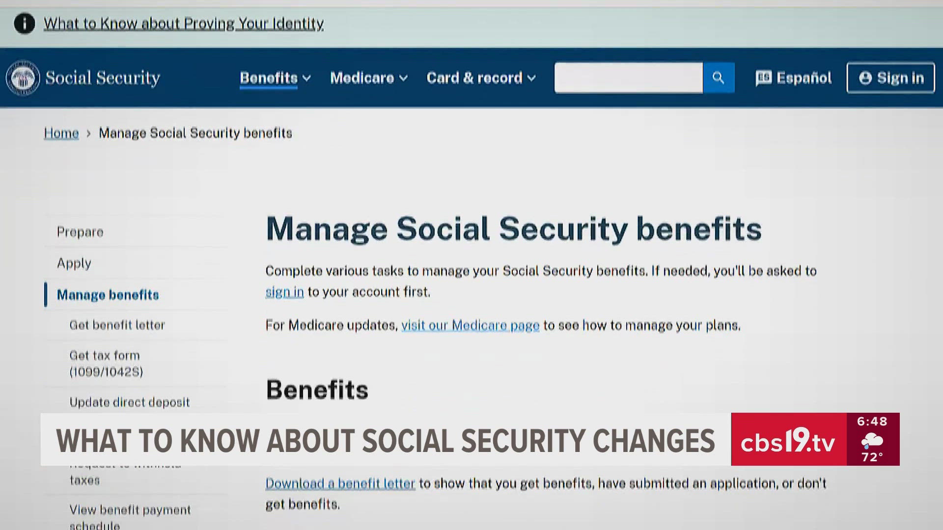 What to know about social security changes