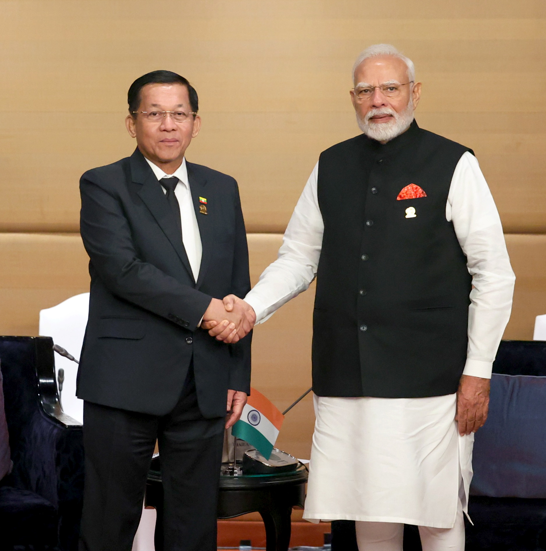 Ready to help, PM Modi tells Myanmar's Senior General as his country ...