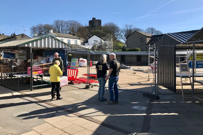 Clitheroe market upgrade underway as row over disruption rumbles on