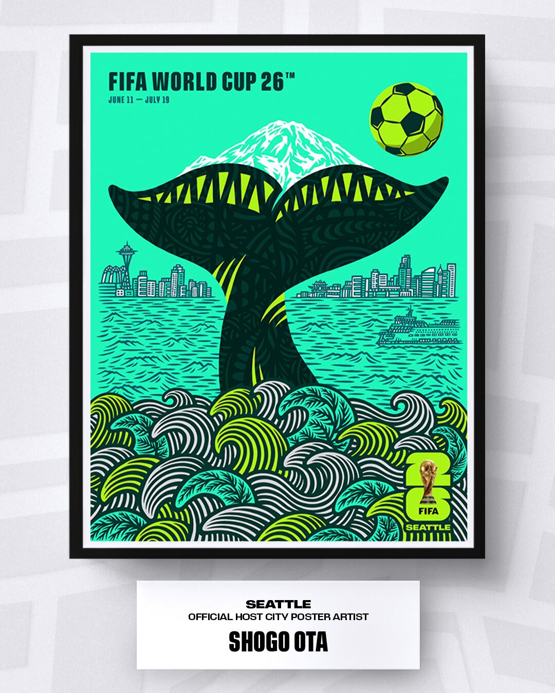 FIFA unveils Seattle World Cup logo