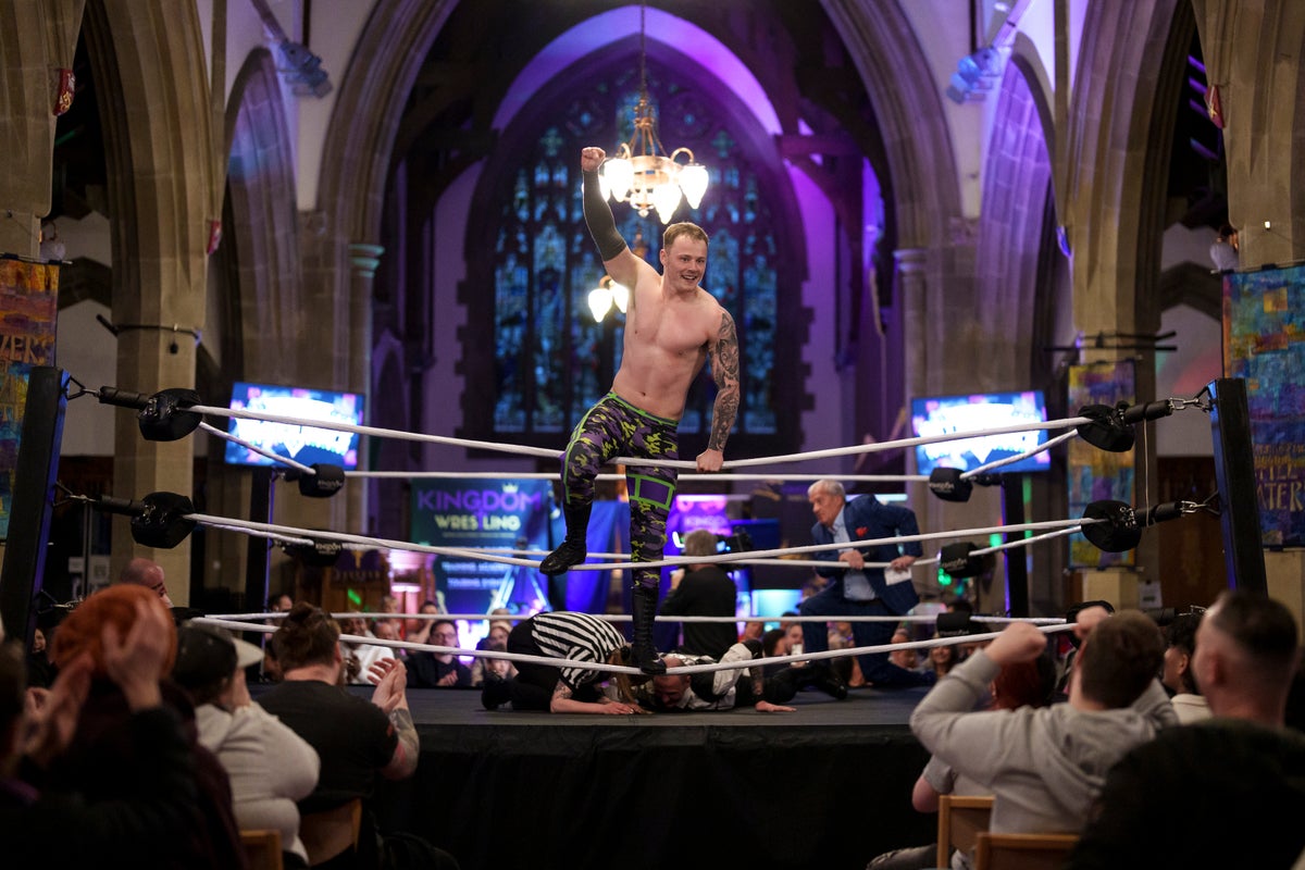 Grappling with faith gets literal at England's Wrestling Church