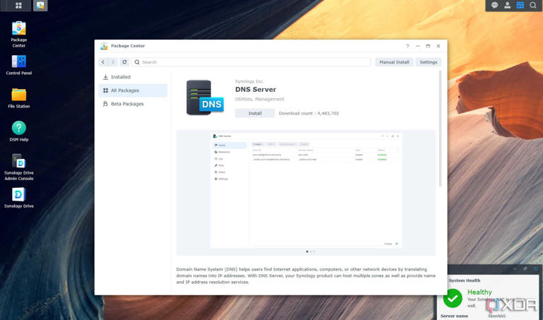 I hosted my own DNS server using my NAS, and you can too