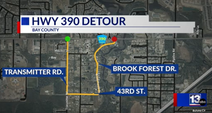 Brook Forest Drive closure starts Monday