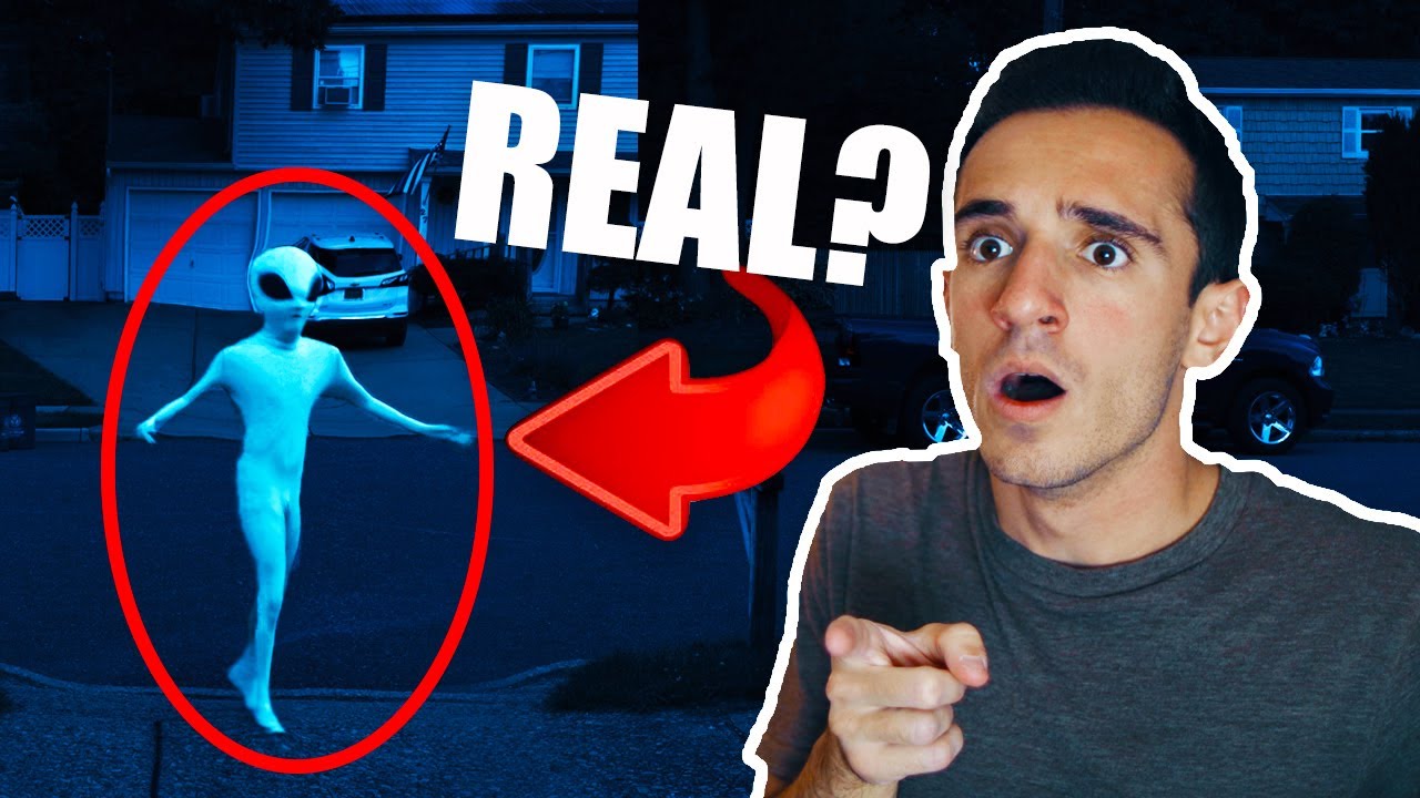 AREA 51 ALIEN CAUGHT ON CAMERA!