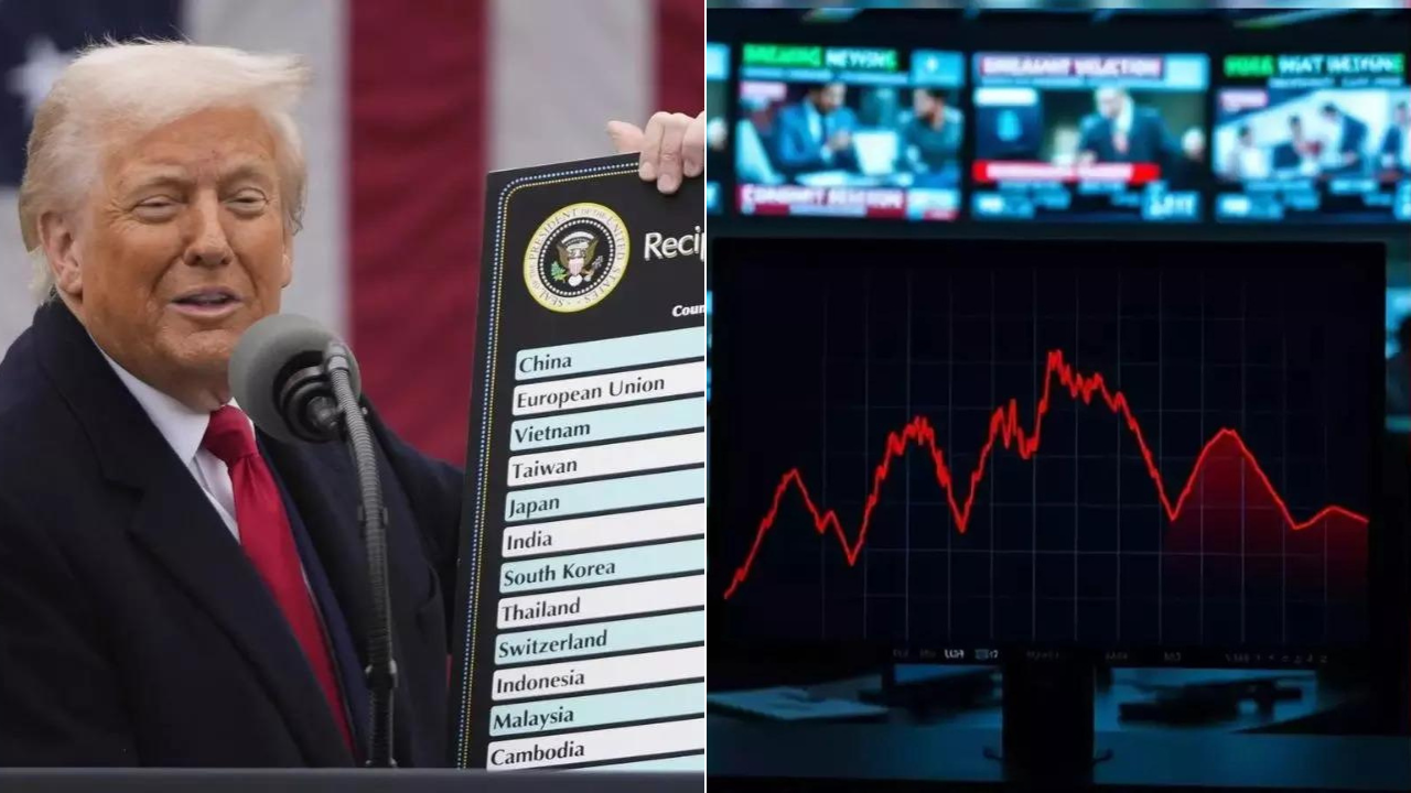 US markets tumble: Donald Trump’s new tariffs spark biggest Dow wipeout ...