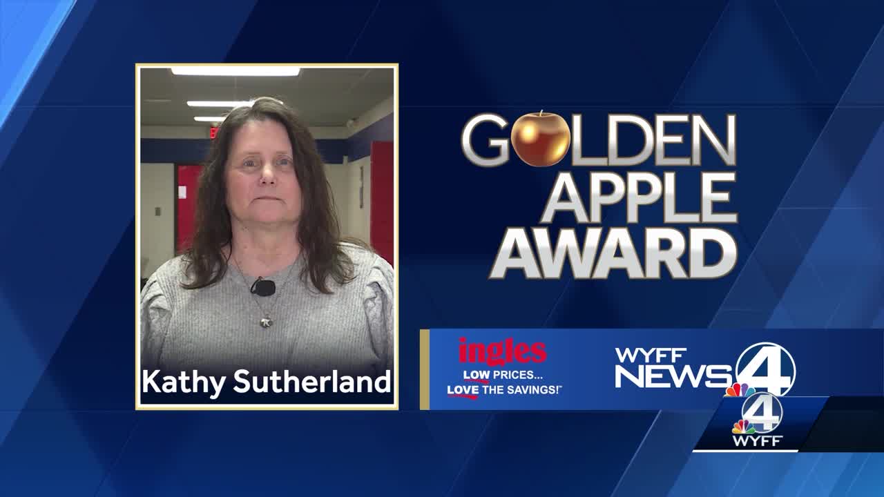 Golden Apple Award winner: Kathy Sutherland