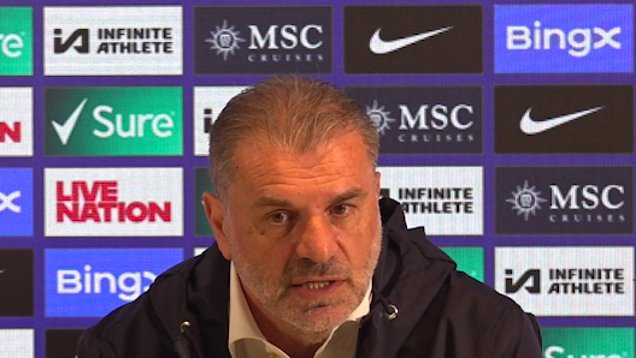 Postecoglou clears up what happened on touchline with Spurs fans after ...