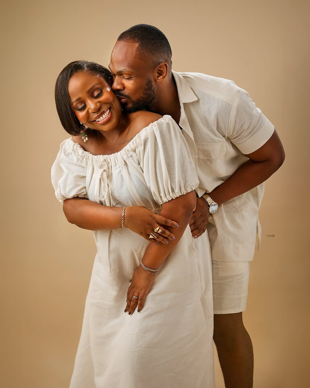 Why don't you kneel to serve me? - Daniel Etim-Effiong asks wife Toyosi