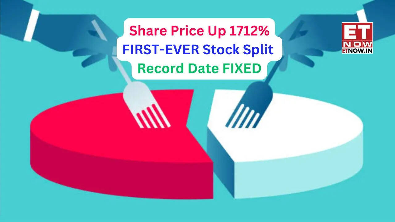 FIRST-EVER corporate action: 1:10 stock split; Record date FIXED; share price 1712% up in 5 years